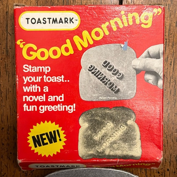 toastmark | Kitchen | Vintage Good Morning Stamp For Your Toast Toast ...